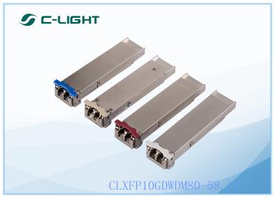 中国 DWDM XFP 10G 1558.17nm 80km の 10GBASE トランシーバー 販売のため