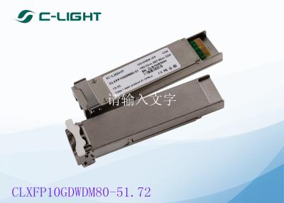 Cina Ricetrasmettitore 10GBASE di DWDM XFP 10G 1551.72nm 80km in vendita