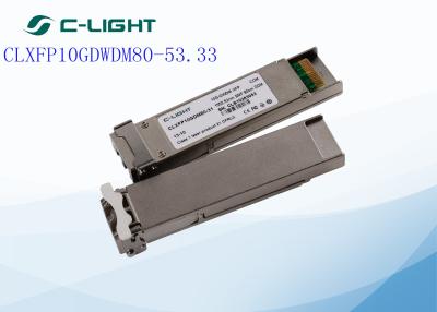 Cina Ricetrasmettitore 10GBASE di DWDM XFP 10G 1553.33nm 80km in vendita