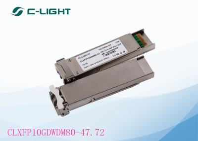 中国 DWDM XFP 10G 1547.72nm 80km の 10GBASE トランシーバー 販売のため