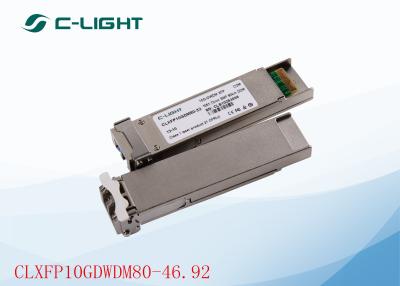 中国 DWDM XFP 10G 1546.92nm 80km の 10GBASE トランシーバー 販売のため