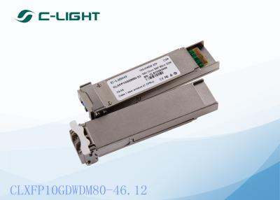 中国 DWDM XFP 10G 1546.12nm 80km の 10GBASE トランシーバー 販売のため