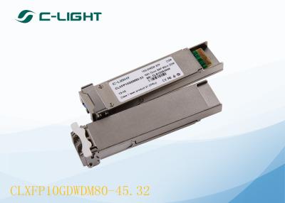 中国 DWDM XFP 10G 1545.32nm 80km の 10GBASE トランシーバー 販売のため