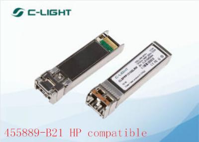 Cina Modulo ottico 455889-B21 del ricetrasmettitore di Ethernet di SFP+ 1310nm HP 10GBASE-LRM 10G in vendita