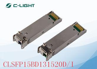 中国 ネットワーク設備のための DDM DOM SFP BIDI 155M の光学トランシーバー 20km SMF 販売のため