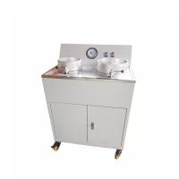 China Lab Disc Vacuum Filter Machine 240mm 120mm for Mining Dehydration Solid Liquid Separation for sale
