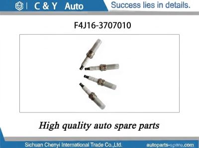 China High Performance Car Spark Plug Chery Auto Parts OE Part Number F4J16-3707010 for sale