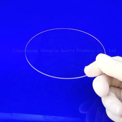 China High Light Transmittance UV Quartz Glass Plate Translucence for sale