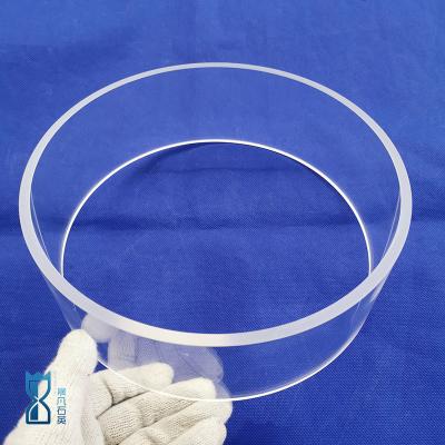 Tubo di quarzo di silice fuso di alta qualità colore chiaro