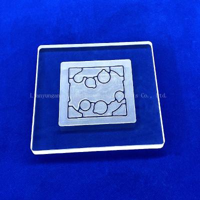 중국 사용자 지정 Deep Processing Opaque Transmittance UV 쿼츠 유리판 판매용