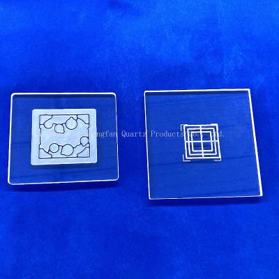 중국 사용자 지정 Deep Processing Opaque Transmittance UV 쿼츠 유리판 판매용