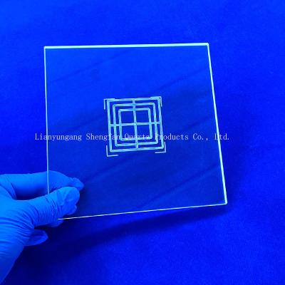 중국 사용자 지정 Deep Processing Opaque Transmittance UV 쿼츠 유리판 판매용