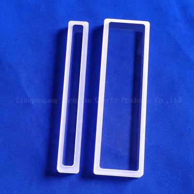 중국 공장 주문 고온 저항 투명한 단계 쿼츠 잎 판매용