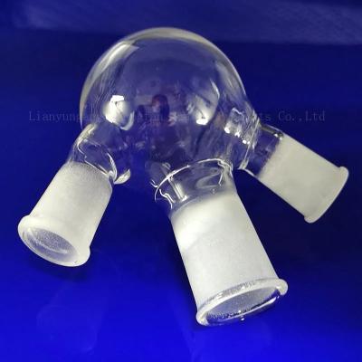 China Factory Custom Corrosion Resistant Grinding Quartz Bottle for sale