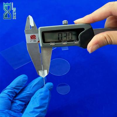 中国 オーダーメイド 高温耐性超薄透明クォーツシート工場 販売のため