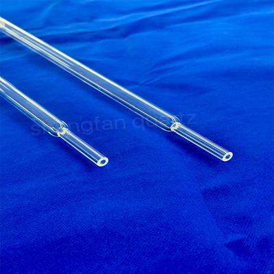 中国 透明なクォーツガラスチューブ製品 砂芯パイプ 販売のため