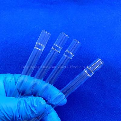 Cina tubo di quarzo di grande diametro resistente alle alte temperature in vendita