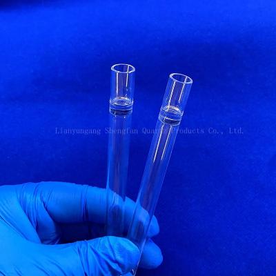 Cina tubo di quarzo di grande diametro resistente alle alte temperature in vendita