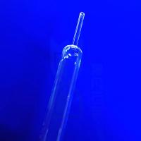 China Factory Custom High Temperature Welded Side Quartz Pipe for sale