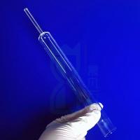China Factory Custom High Temperature Welded Side Quartz Pipe for sale
