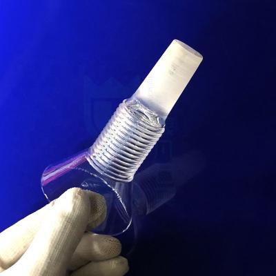 China Custom High Purity High Temperature Sealed Laboratory Quartz Thread Pipe for sale
