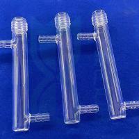 China Custom High Purity High Temperature Sealed Laboratory Quartz Thread Pipe for sale