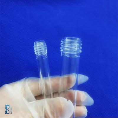 China Custom High Purity High Temperature Sealed Laboratory Quartz Thread Pipe for sale