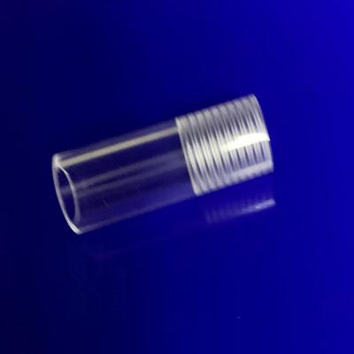 China Custom High Purity High Temperature Sealed Laboratory Quartz Thread Pipe for sale