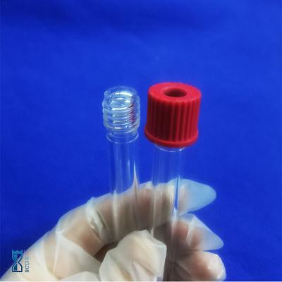 China Custom High Purity High Temperature Sealed Laboratory Quartz Thread Pipe for sale