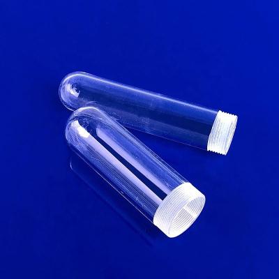 China Custom High Purity High Temperature Sealed Laboratory Quartz Thread Pipe for sale