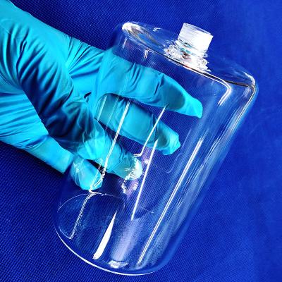 China Custom High Purity High Temperature Sealed Laboratory Quartz Thread Pipe for sale