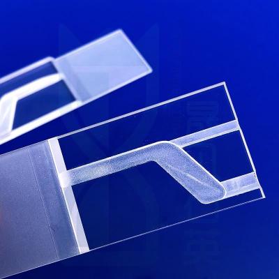 中国 オーダーメイド Cnc オプティカルスロットクォーツガラスパネル 窓パネル 販売のため