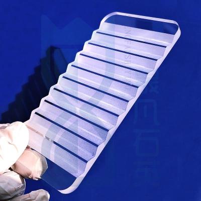 中国 オーダーメイド Cnc オプティカルスロットクォーツガラスパネル 窓パネル 販売のため