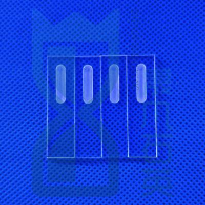 中国 オーダーメイド Cnc オプティカルスロットクォーツガラスパネル 窓パネル 販売のため