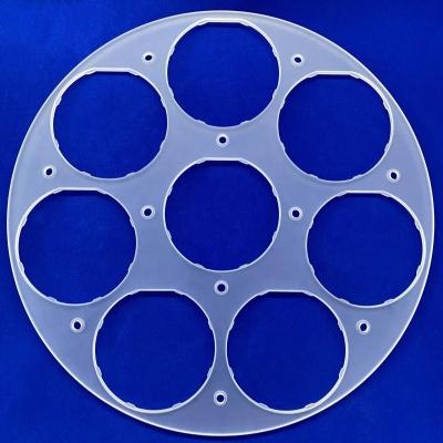 China CNC Custom High Temperature And Corrosion Resistant Semiconductor Quartz Chip Punch Sheet for sale
