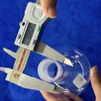 China Custom High Purity High Temperature Sealed Laboratory Quartz Thread Pipe for sale