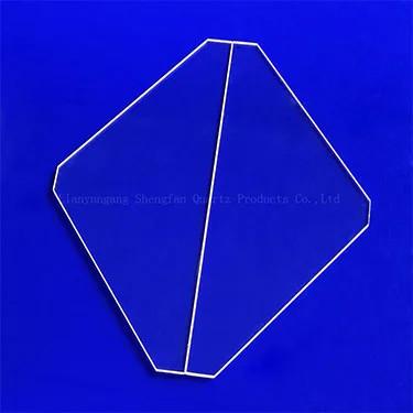 중국 전문 사용자 정의 UV 투명한 쿼츠 창 판매용