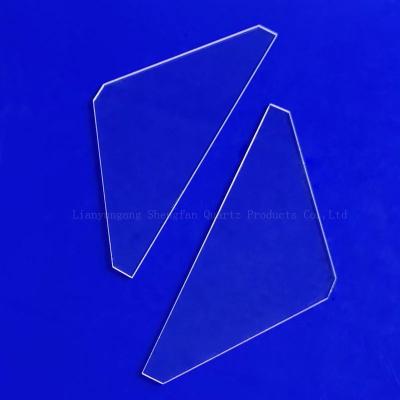 중국 전문 사용자 정의 UV 투명한 쿼츠 창 판매용