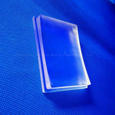 중국 공장 주문 고온 저항 투명 단계 쿼츠 유리 장 판매용