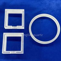 China Factory Custom High Temperature Resistant Opaque Quartz Ring for sale