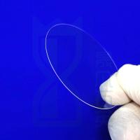 China Custom High Light Transmittance UV Ultra Thin Thickness Quartz Window for sale