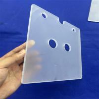 China Factory Custom High Temperature Resistant Opaque Perforated Quartz Sheet for sale