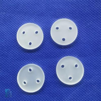 China Fabrik-Anpassung hochtemperaturbeständig gefroren Perforierter Quarzblech zu verkaufen