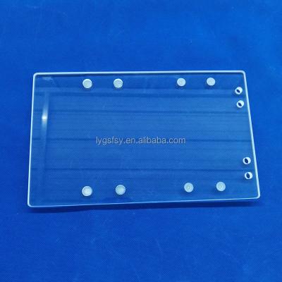 중국 전문 사용자 지정 고온 저항 투명한 쿼츠 펀싱 시트 판매용