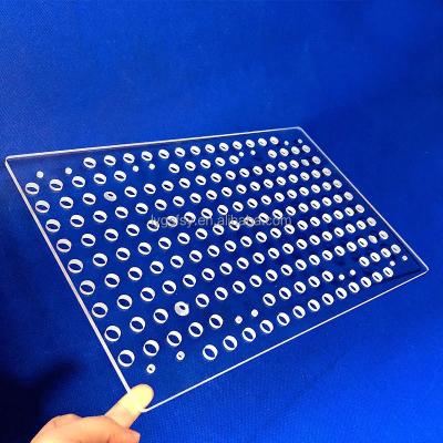 중국 전문 사용자 지정 고온 저항 투명한 쿼츠 펀싱 시트 판매용