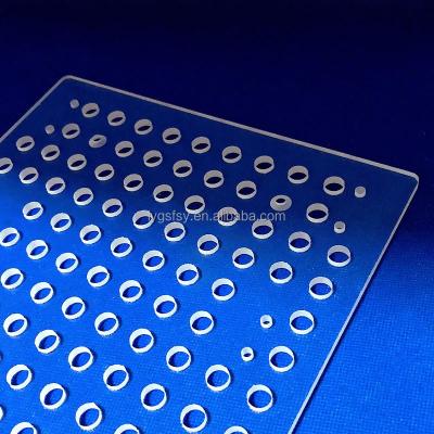 중국 전문 사용자 지정 고온 저항 투명한 쿼츠 펀싱 시트 판매용