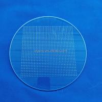 China Professional Custom UV Transparent Laser Perforated Quartz Sheet for sale