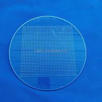 China Professional Custom UV Transparent Laser Perforated Quartz Sheet for sale