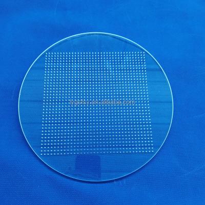 중국 전문 사용자 지정 UV 투명 레이저 구멍 뚫린 쿼츠 엽 판매용