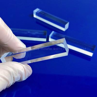 China Factory Custom UV High Transmittance Prism Window Quartz Window Piece for sale